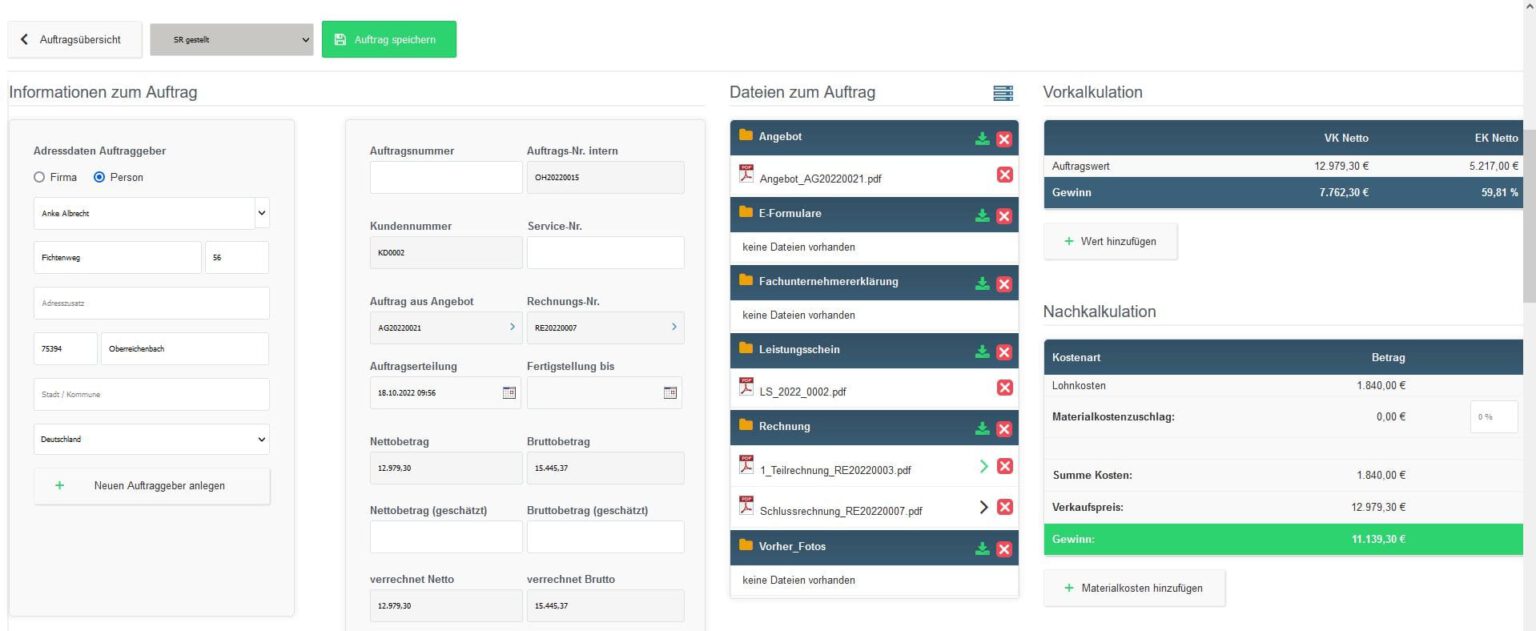 openHandwerk - Handwerkersoftware | Bausoftware in der Cloud