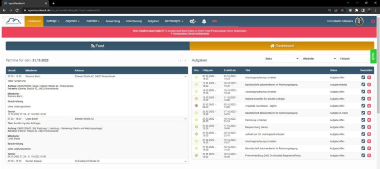 Handwerksbetrieb - openHandwerk